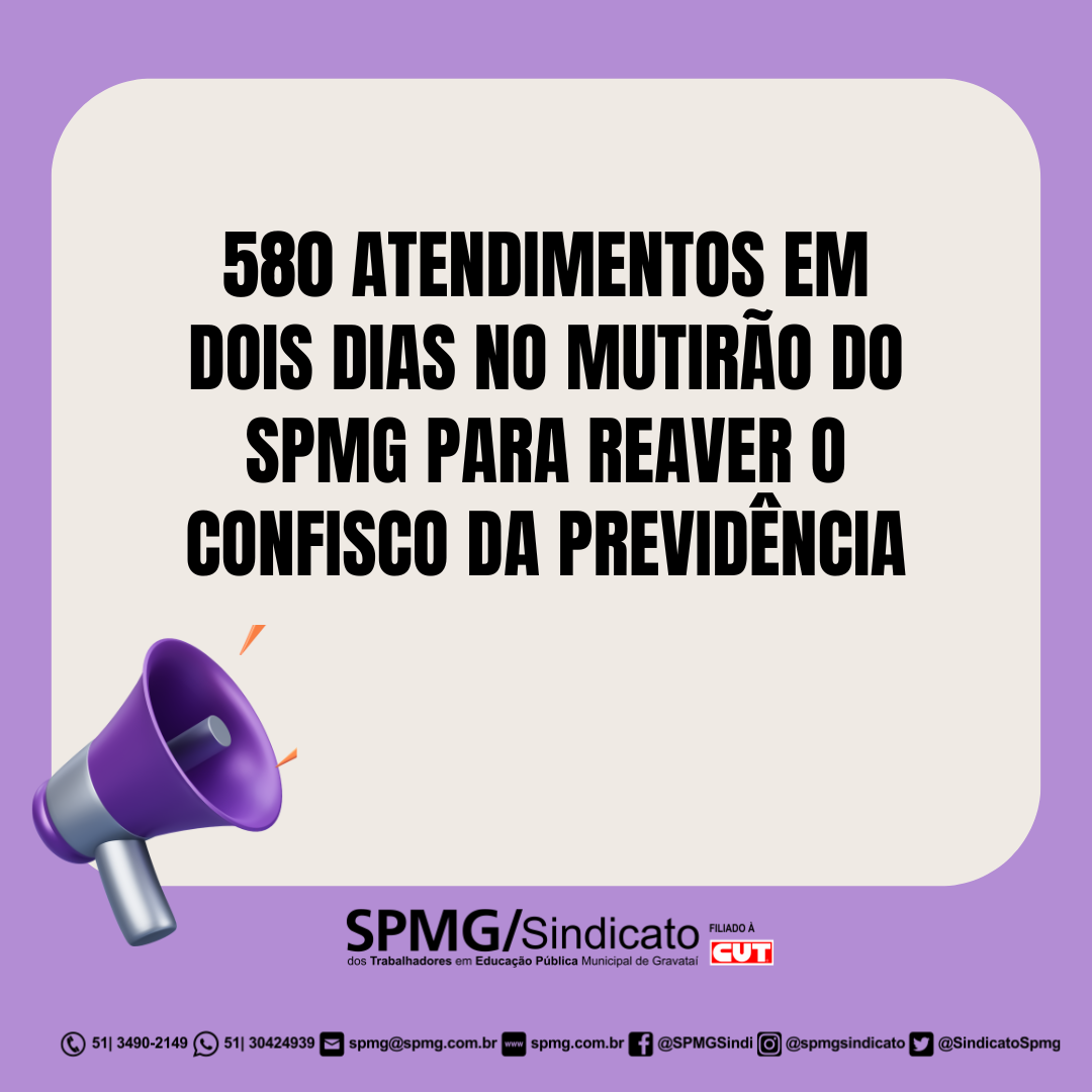 580 ATENDIMENTOS EM DOIS DIAS NO MUTIRÃO DO SPMG PARA REAVER O CONFISCO ...